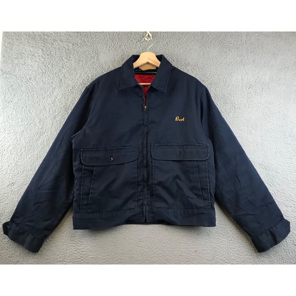 Lee | Jackets & Coats | 96s Lee Permanent Press Twill Work Jacket Made ...